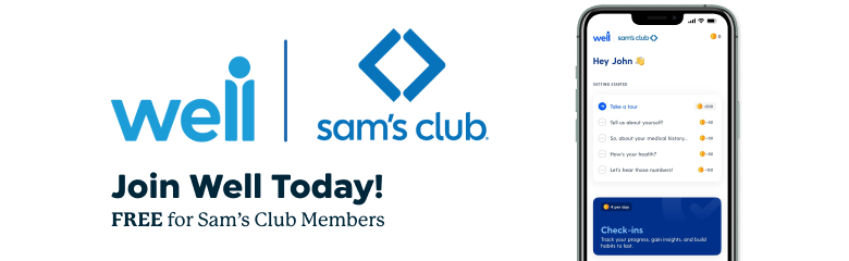 Well is now available for Sam’s Club members! - Well